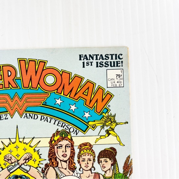Other | Vintage 1987 Wonder Woman Dc Fantastic First Issue Comic Book ...